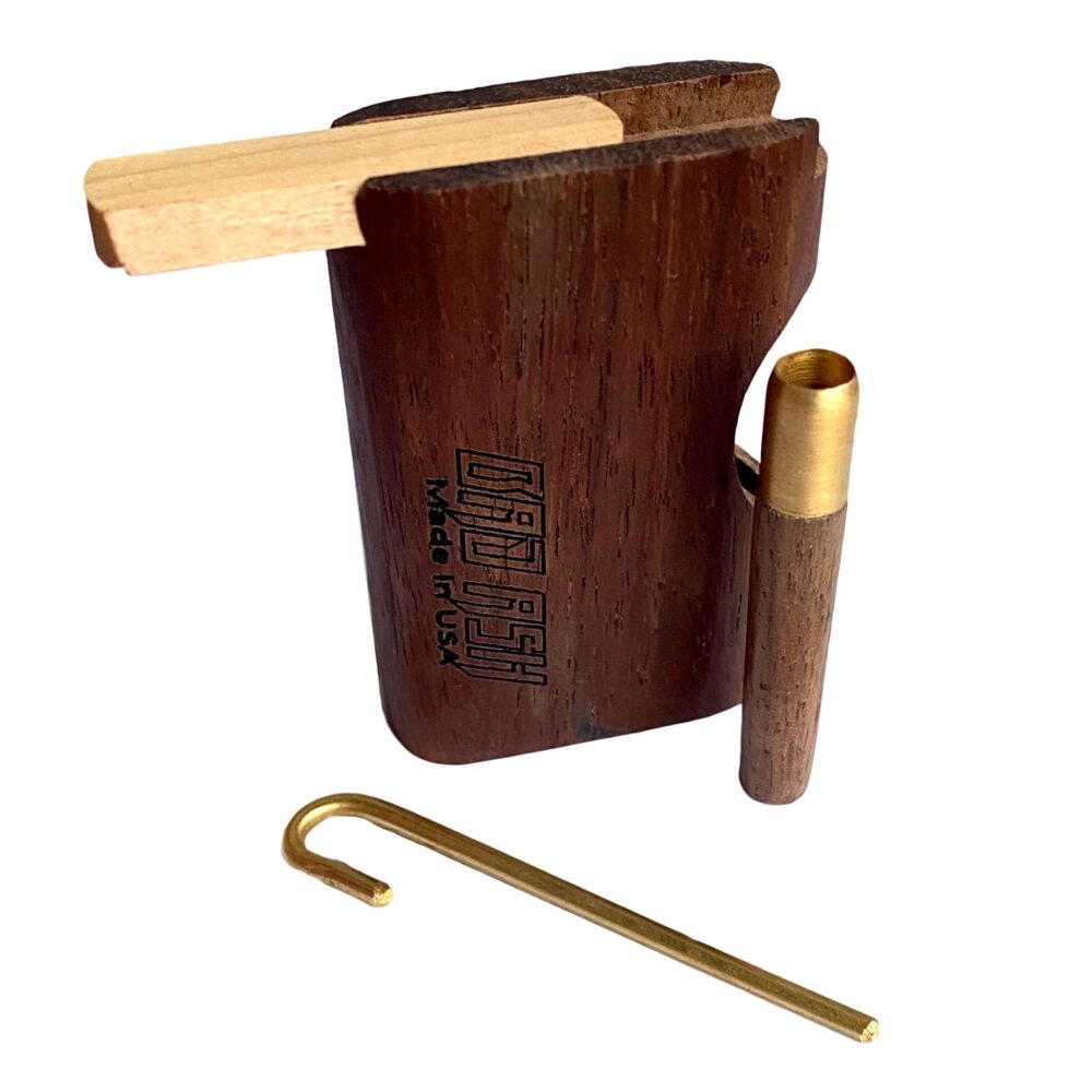 One Hitter Dugout - The Old School - Walnut Wood Dugout - Best One Hitters