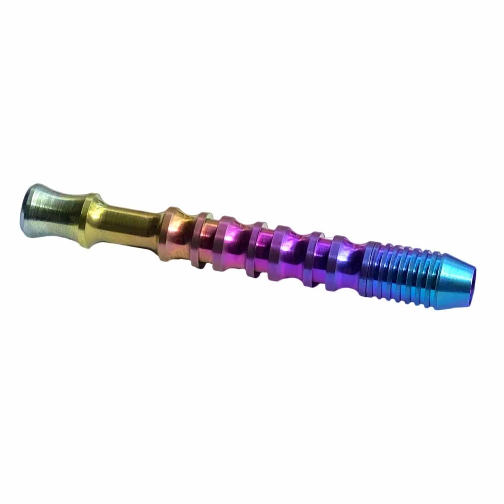 Titanium One Hitter Smoking Pipe - Rainbow - Best One Hitters