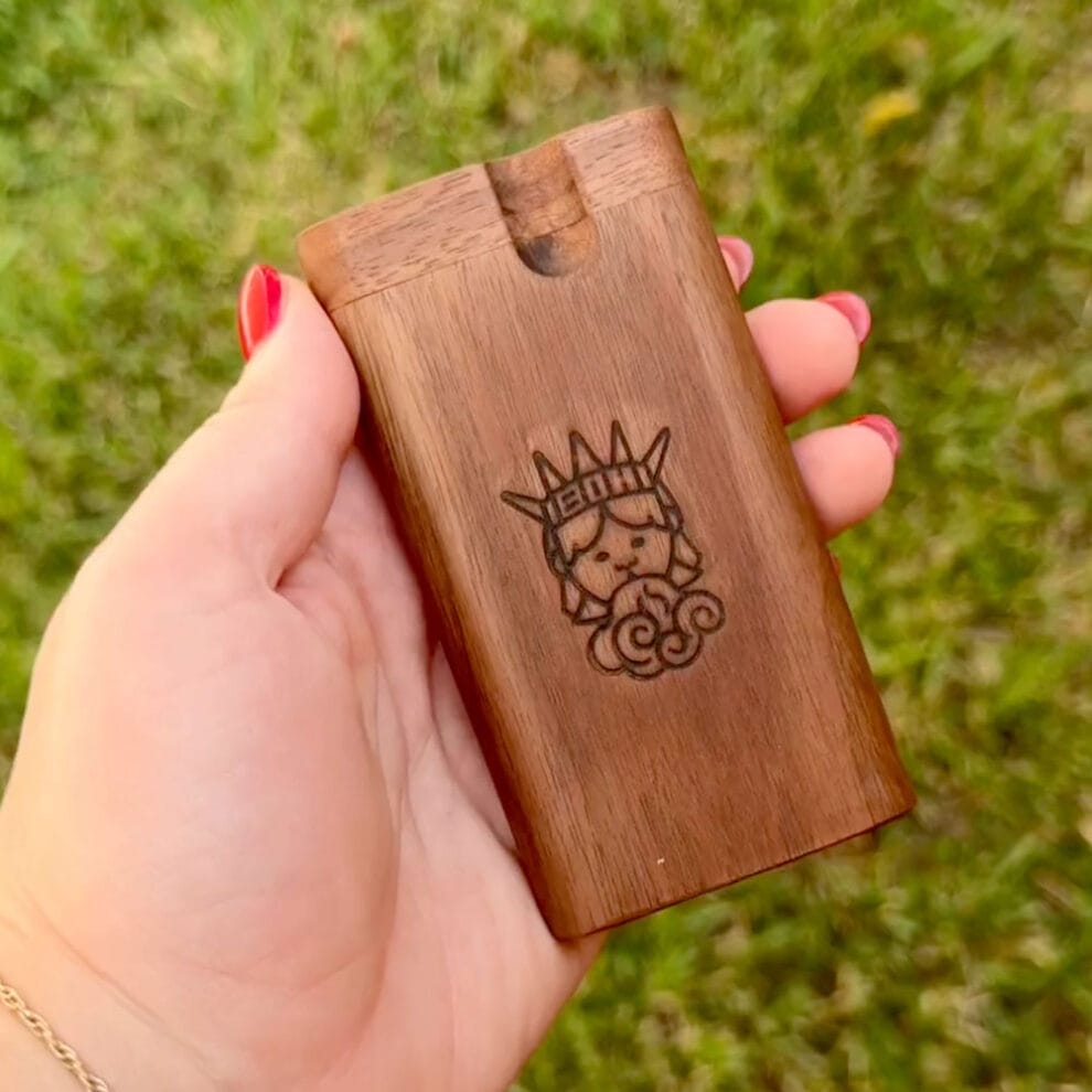 Best One Hitter Dugout - Walnut Wood - Best One Hitters