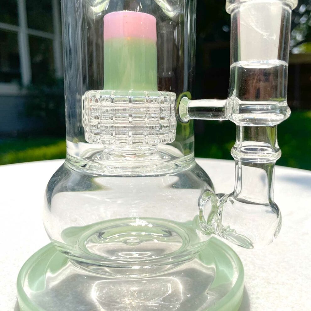 Mini Small Glass Bong with Percolator - Best One Hitters